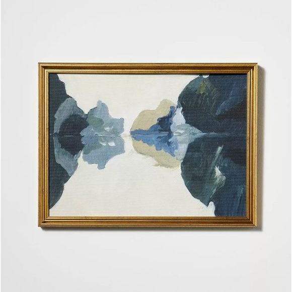 Threshold | Wall Decor | Threshold Abstract Framed Cotton Canvas On ...